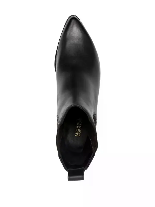 Michael Kors Kinlee Leather Ankle Boots