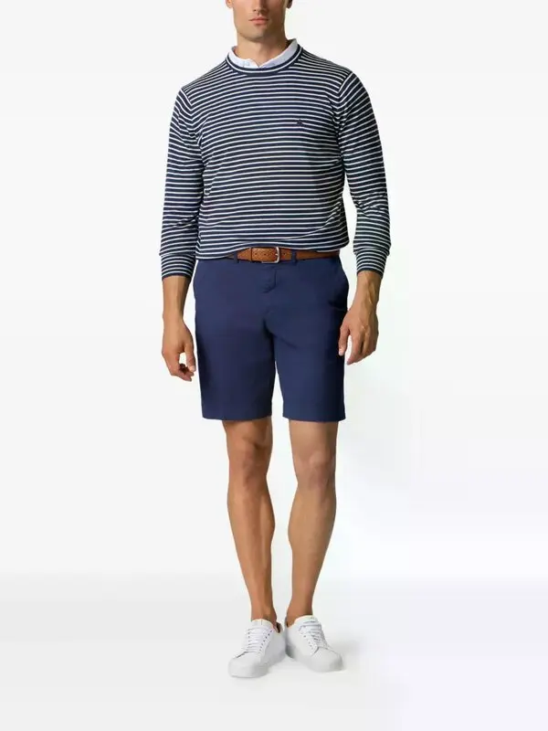 Brooks Brothers Striped Crew Neck Long Sleeve Pullover