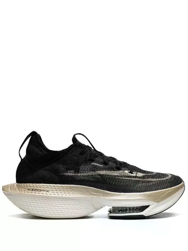 Nike Zoom Alphafly Next% 2 Gold Sneakers - Black