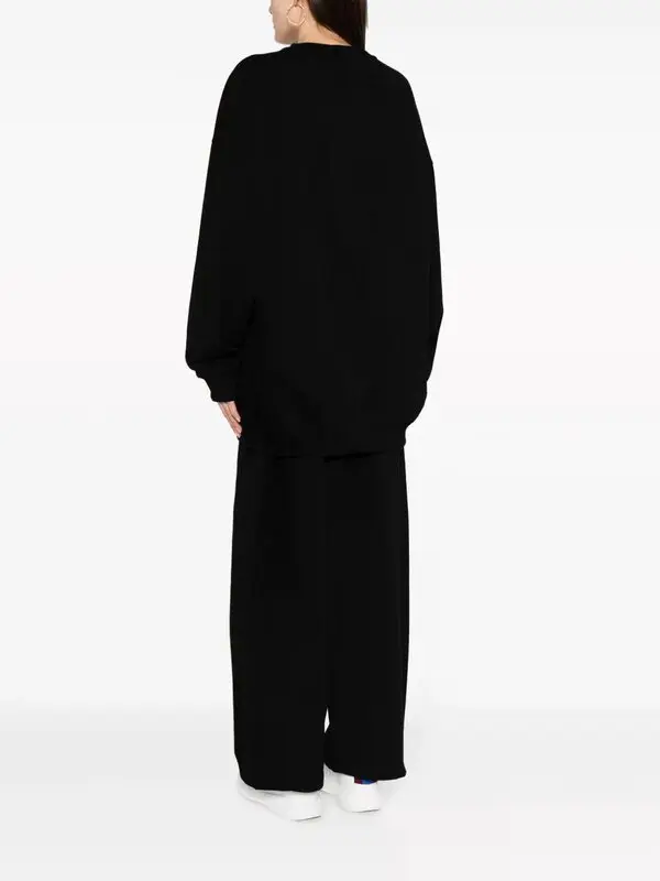 Stella McCartney Logo Patch Cotton Sweatshirt