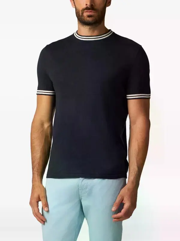 Brooks Brothers Organic Cotton-linen T-shirt