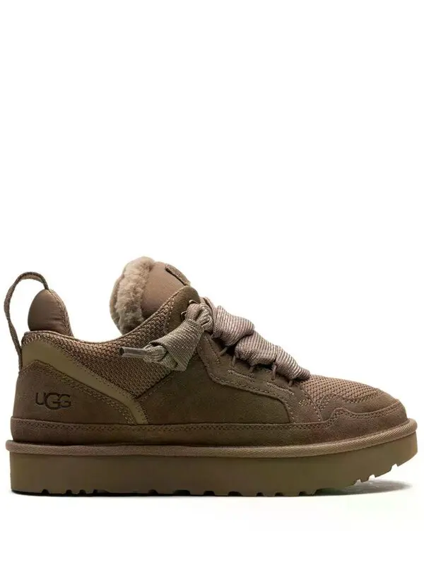 UGG Lowmel Hickory Suede Sneakers