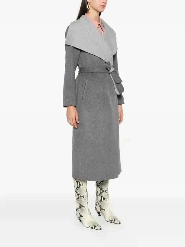 Mackage Rws Wool Felted Wrap Coat - Grey