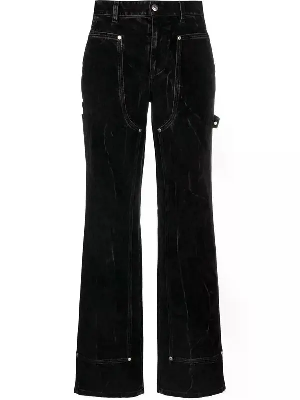 Stella McCartney Washed Denim Straight Leg Jeans