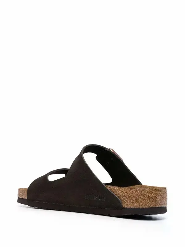 BIRKENSTOCK Arizona Slip-on Suede Slides - Brown