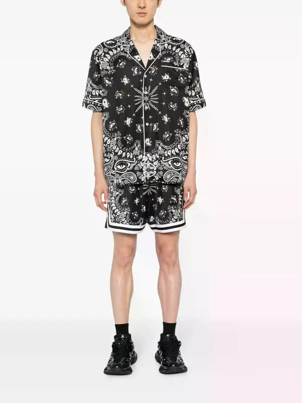 HACULLA. Paisley-print Basketball Shorts - Black