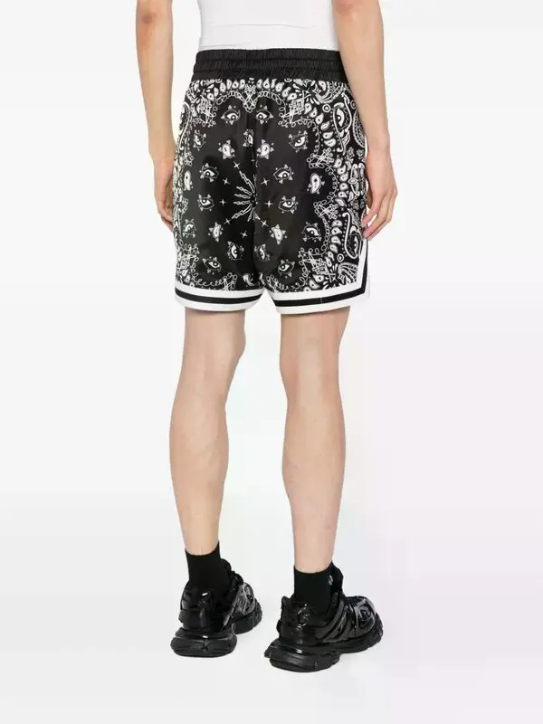 HACULLA. Paisley-print Basketball Shorts - Black