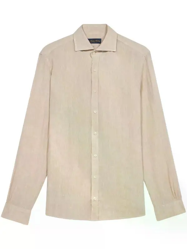 Brooks Brothers Linen Shirt - Neutrals