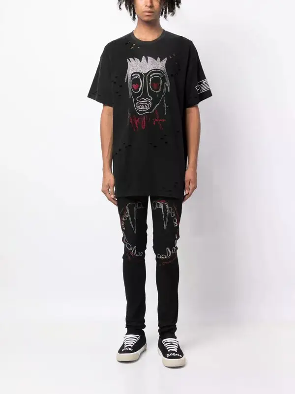 HACULLA. Heart Eyes For You Studded T-shirt