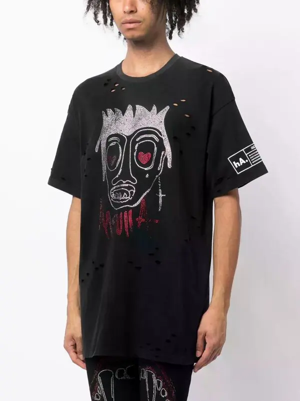 HACULLA. Heart Eyes For You Studded T-shirt