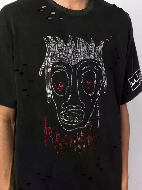 HACULLA. Heart Eyes For You Studded T-shirt