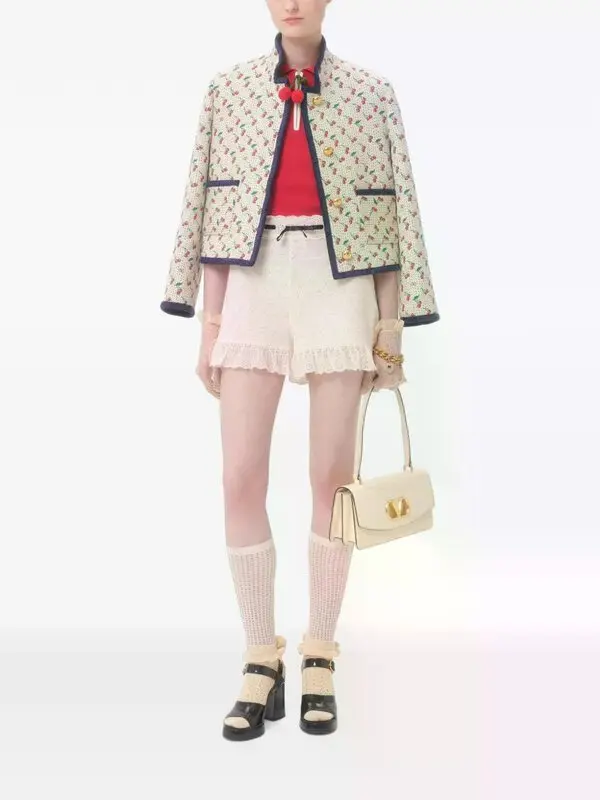Valentino Garavani Daisy Sangallo Shorts - Neutrals