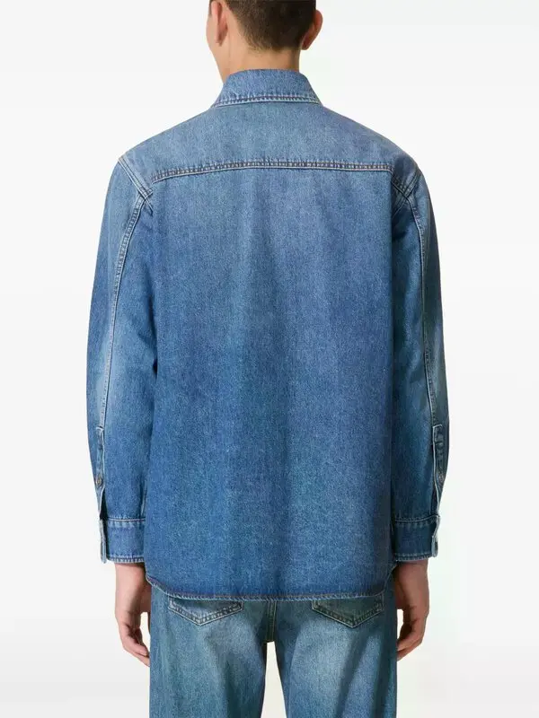 Valentino Garavani Vlogo Signature Denim Shirt