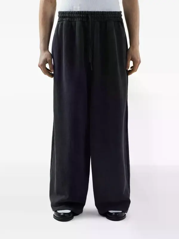 Gcds Wide-leg Trousers With Drawstring Waist