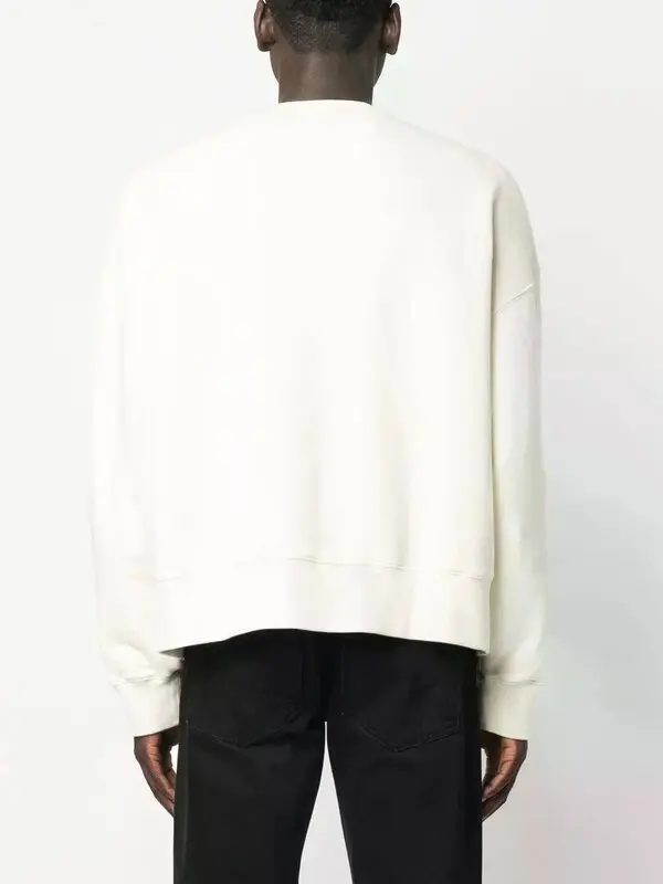 Palm Angels Shark-print Crew-neck Sweatshirt