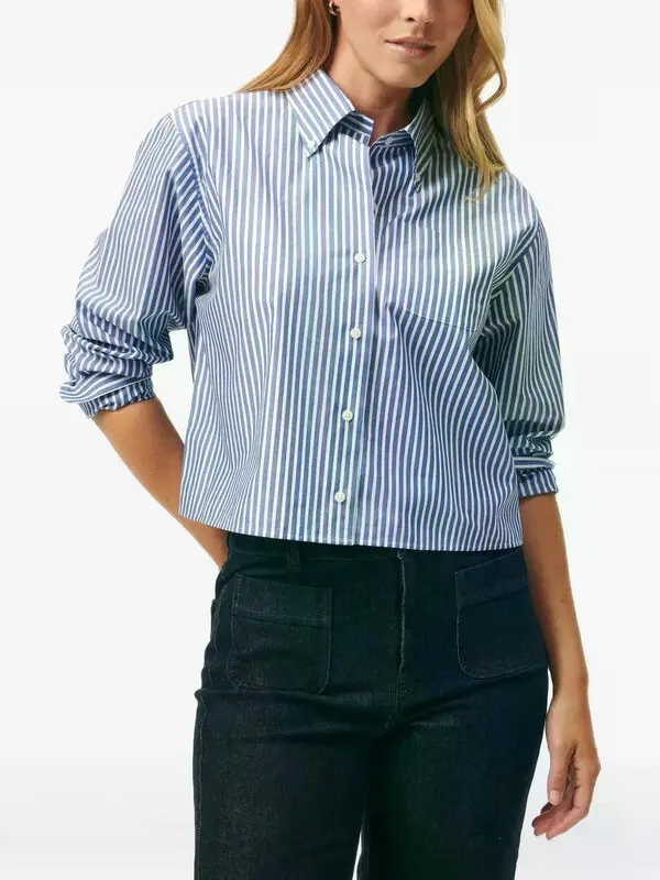 Brooks Brothers Striped Button-up Shirt - Blue