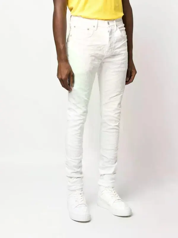 PURPLE BRAND Skinny-cut Jeans With Logo Patch