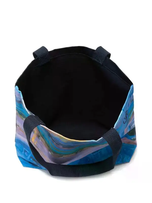 JW Anderson Canvas Tote Bag With Graphic Print