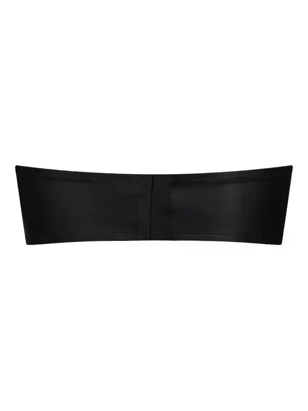 MAISON CLOSE Chambre Noire Bustier Strapless Bra - Black