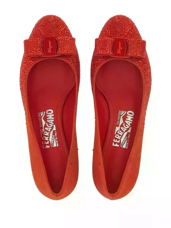 FERRAGAMO Vara Bow Embellished Pumps