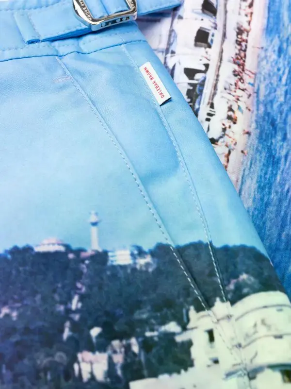 Orlebar Brown Photograph-print Swim Shorts - Blue