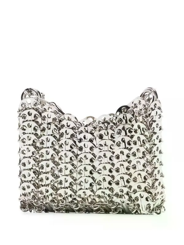 Rabanne Iconic 1969 Nano Shoulder Bag - Silver