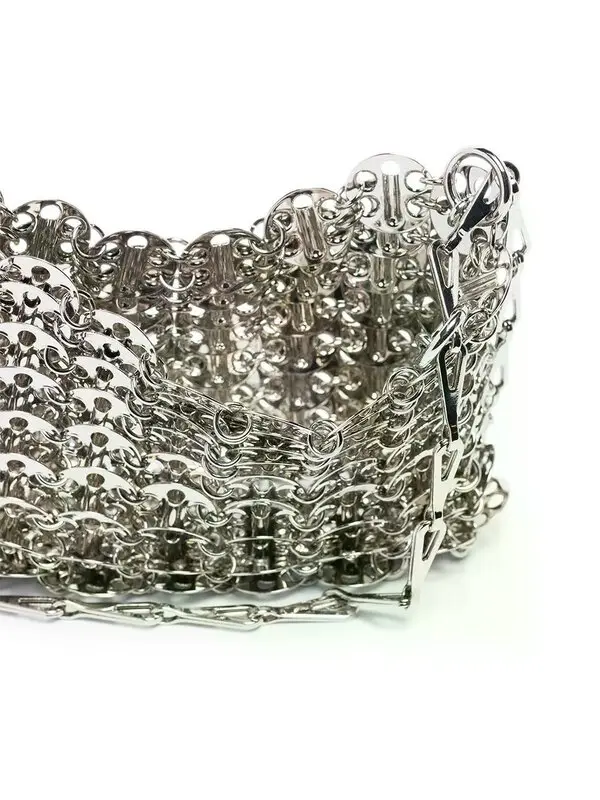 Rabanne Iconic 1969 Nano Shoulder Bag - Silver