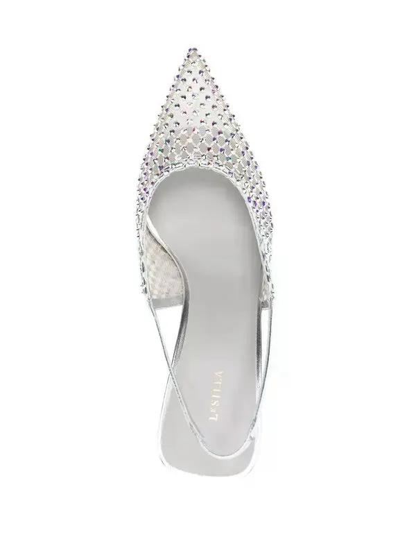 LE SILLA 80mm Gilda Crystal-embellished Pumps