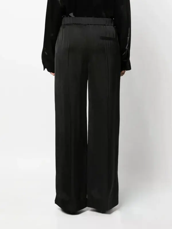 JIL SANDER Straight-leg Trousers With Elasticated Waistband - Black