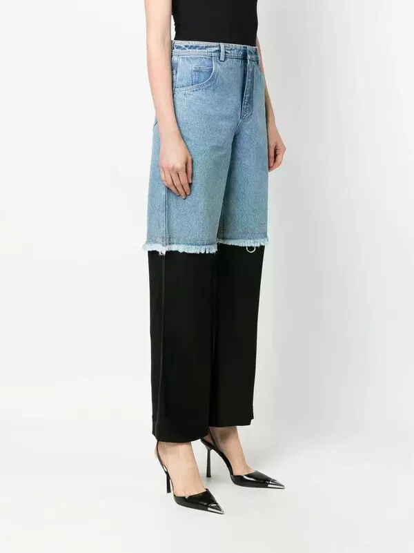 Christopher Esber Deconstructed Straight-leg Jeans