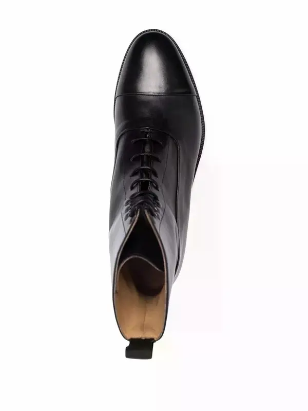 SCAROSSO Archie Lace-up Boots - Black