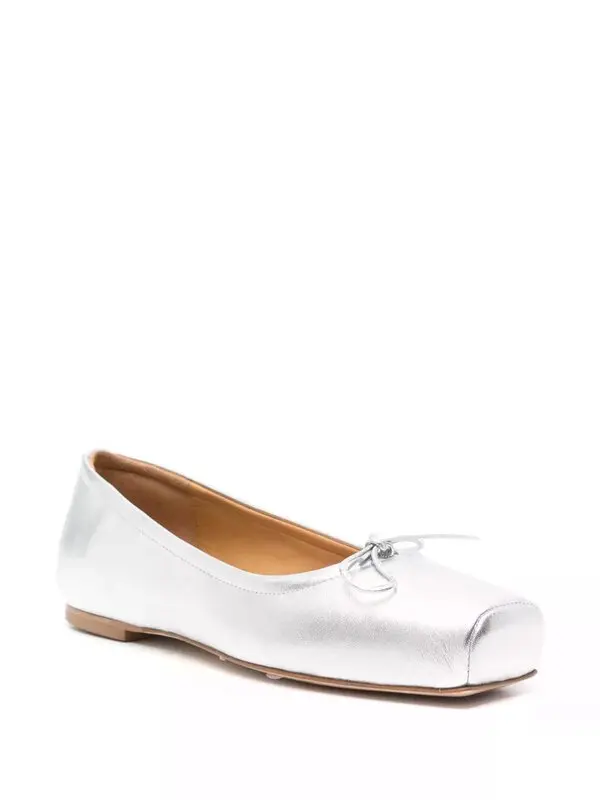 AeydĒ Gabriella Ballet Flats - Silver