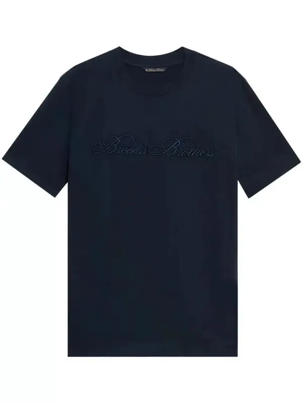 Brooks Brothers Logo-embroidered Cotton T-shirt