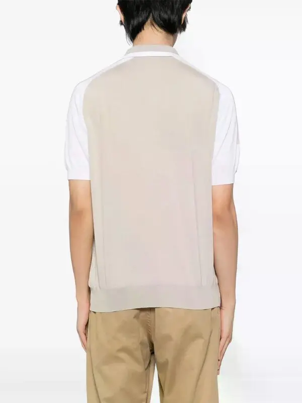 SVEVO Half Zip Cotton Polo Shirt