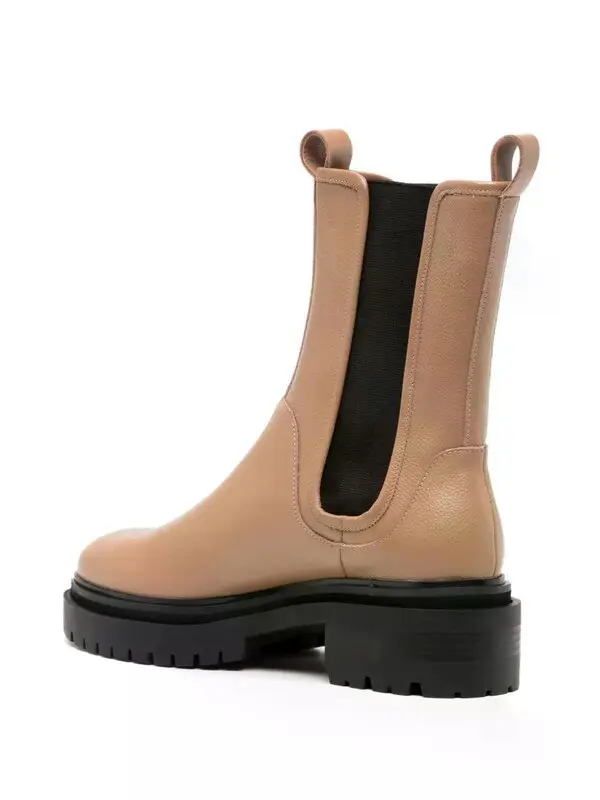 Senso Pandora 55mm Block Heel Boots - Brown
