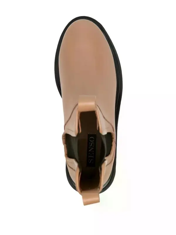 Senso Pandora 55mm Block Heel Boots - Brown