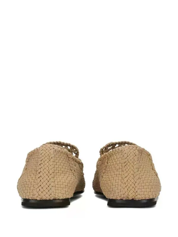 Dolce & Gabbana Woven Leather Slip-on Loafers
