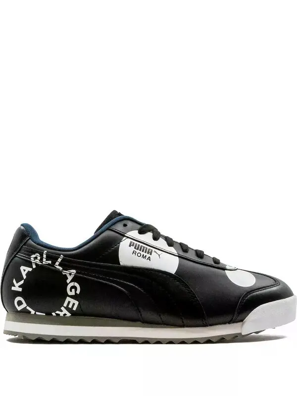 PUMA X Karl Lagerfeld Roma Polka Dot Leather Sneakers