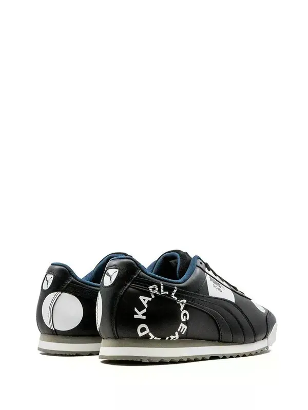 PUMA X Karl Lagerfeld Roma Polka Dot Leather Sneakers