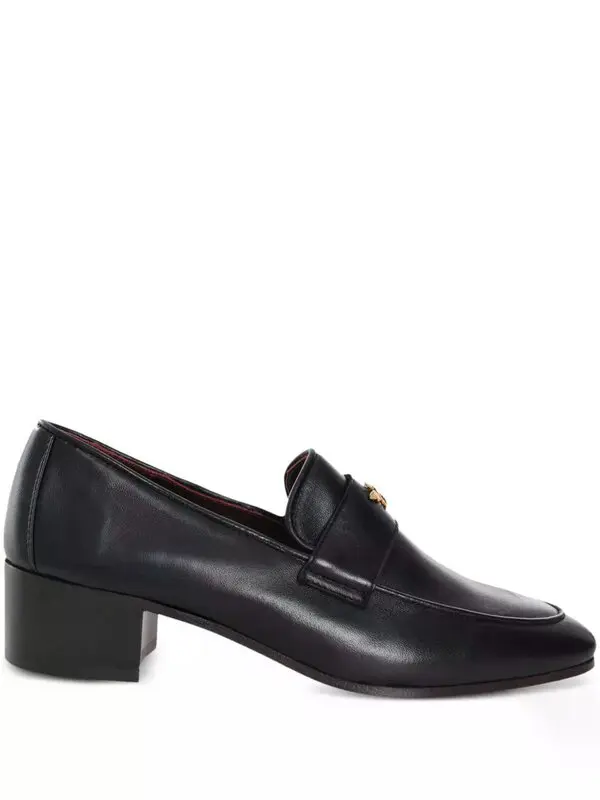 BOUGEOTTE Logo Plaque Loafers
