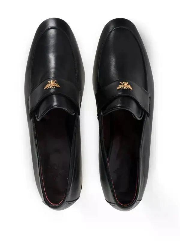 BOUGEOTTE Logo Plaque Loafers