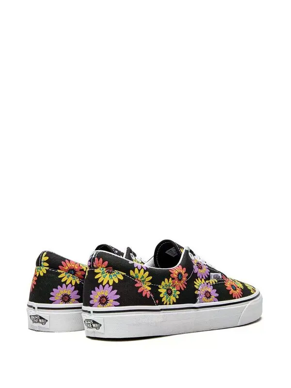 VANS Era Floral Print Low-top Sneakers - Black