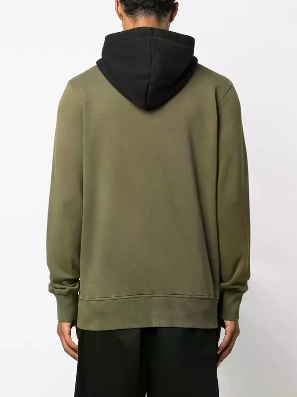 1017 Alyx 9sm Logo Print Cotton Hoodie - Green