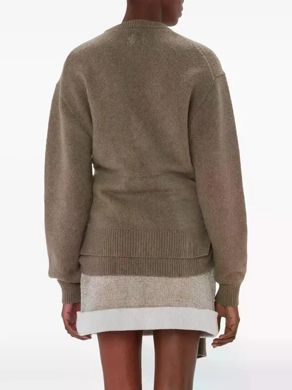JW Anderson Tie-front Knit Sweater - Neutrals