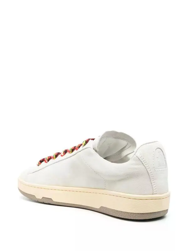 LANVIN Lite Curb Suede Sneakers