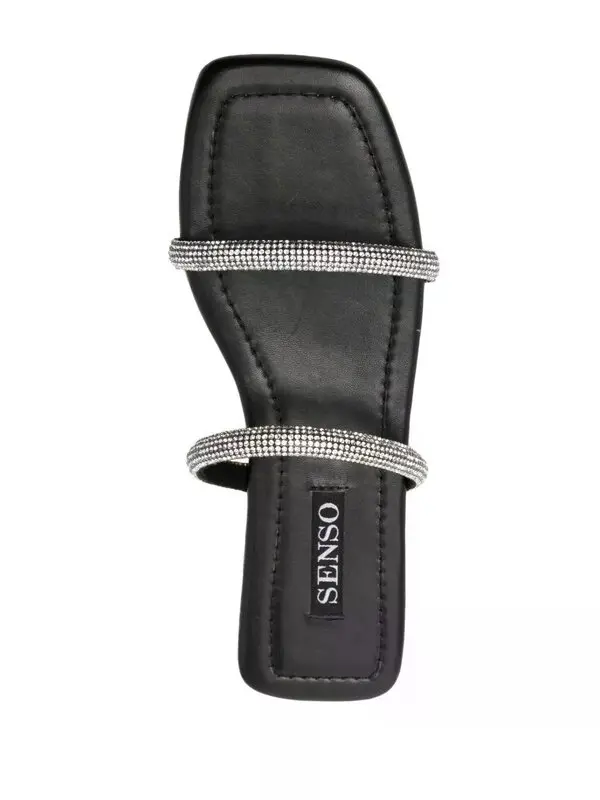 Senso Holly Open-toe Embellished Flat Sandals
