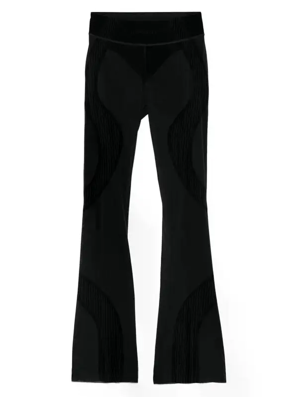 MISBHV Flocked Flared Trousers