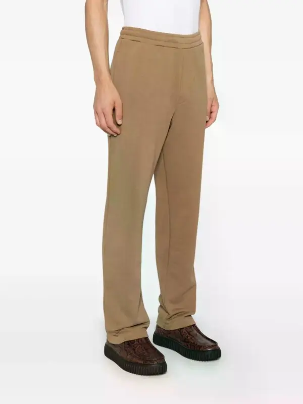 BARROW Flocked Logo Track Pants - Brown