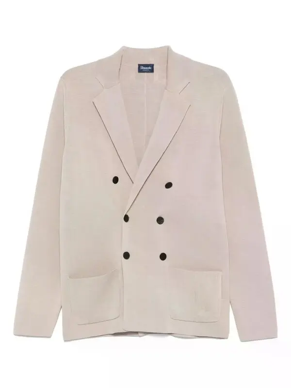 DRUMOHR Double-breasted Knitted Blazer