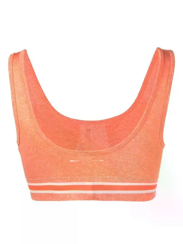 The Upside Daisy Stripe Trim Bra - Orange